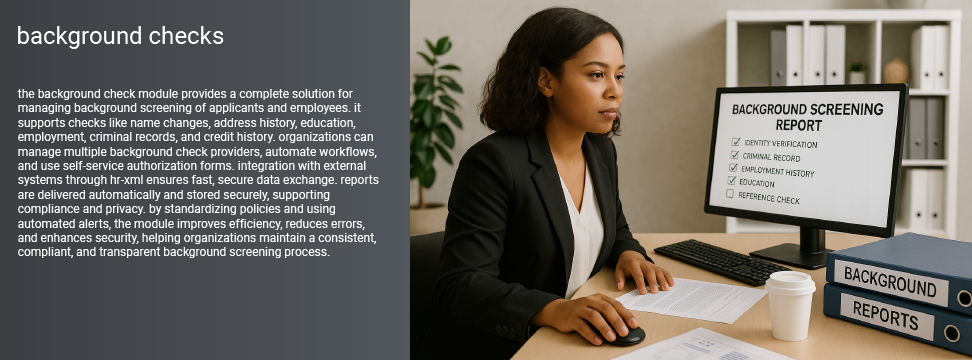 Background Check - 2interact | HRMS