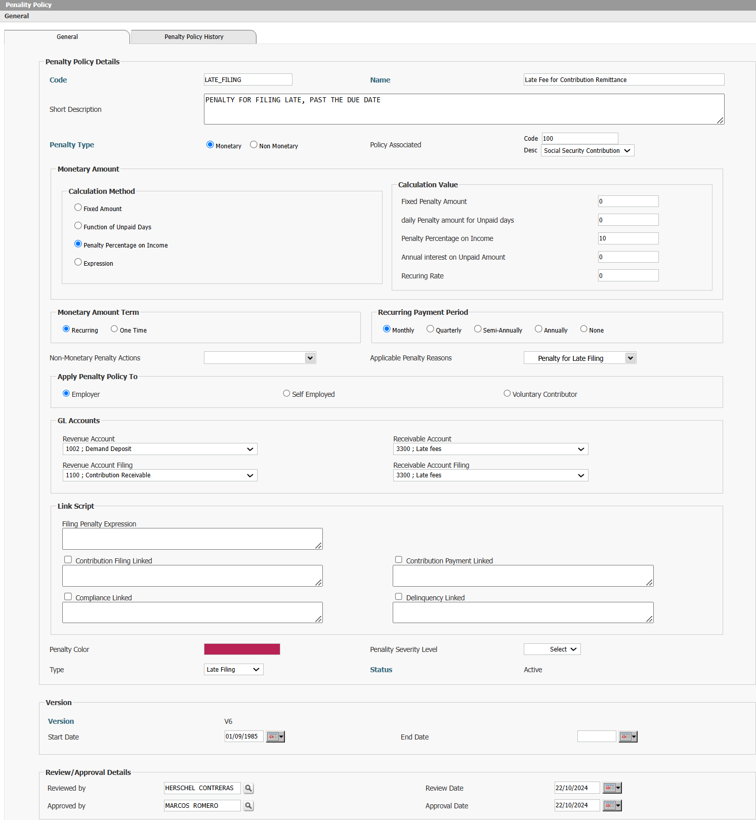 Interact SSAS Penalties Management and Penalty Practices for Late ...