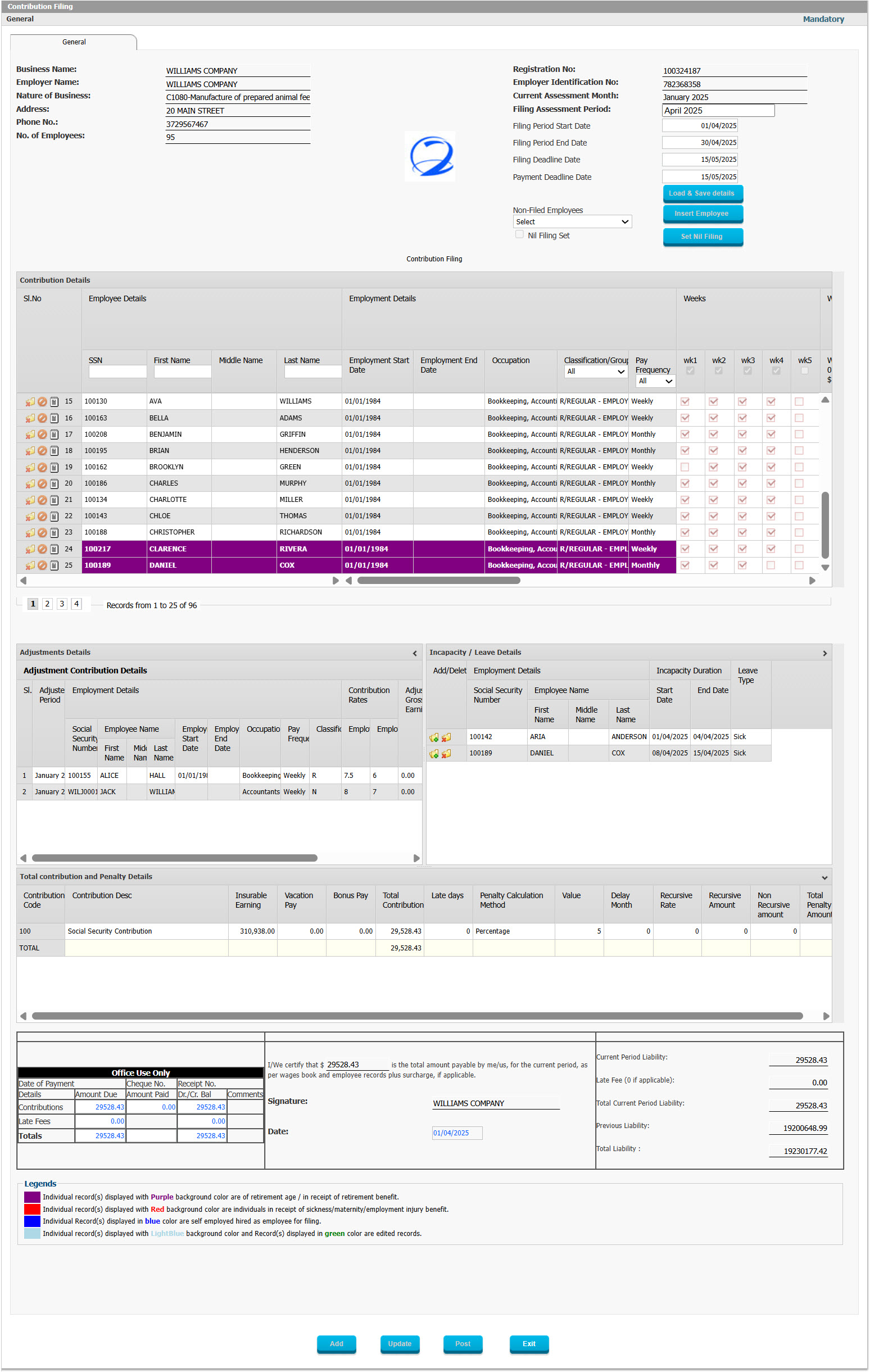 Contributions Suite - 2interact | HRMS